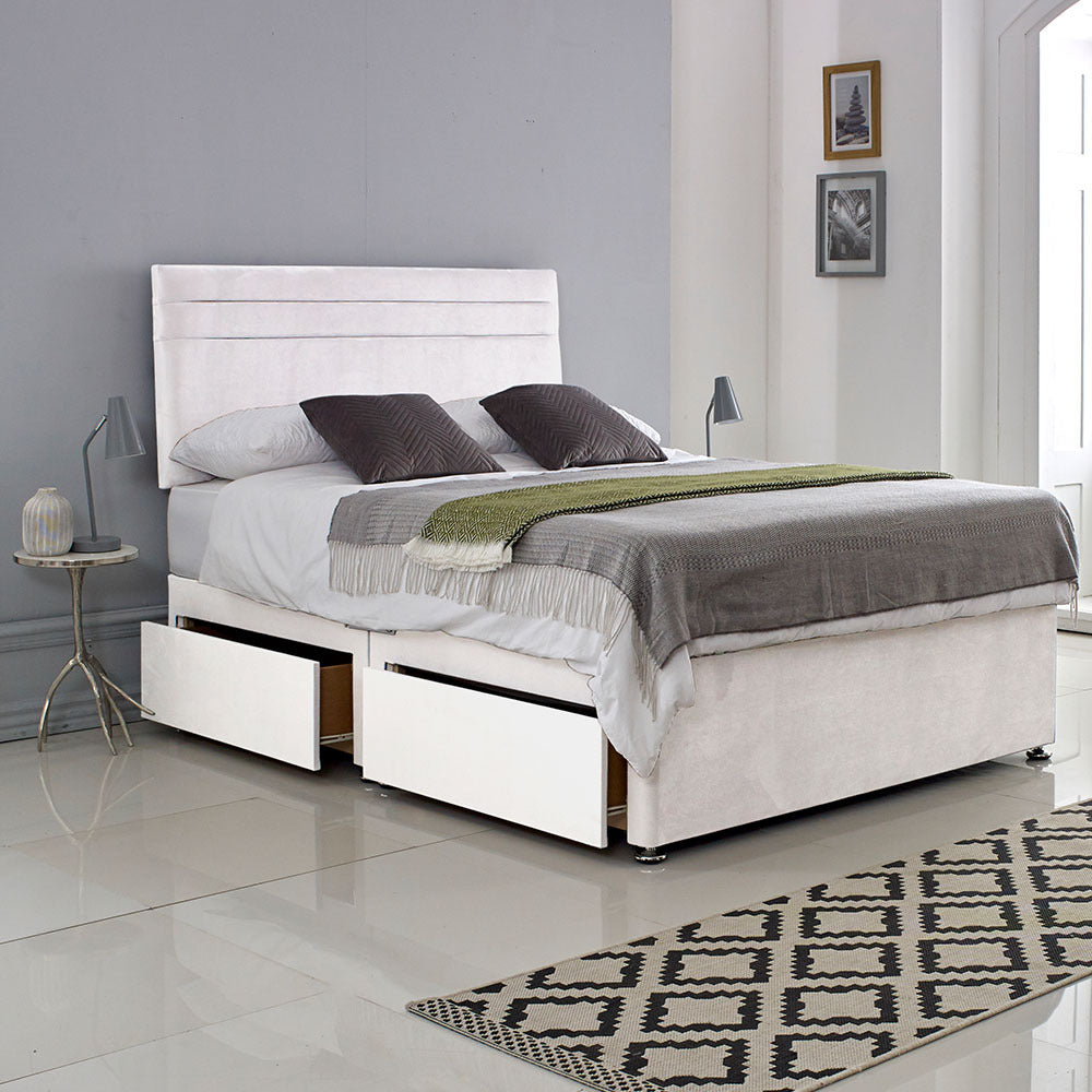 Actic Divan Bed with Headboard – comforest